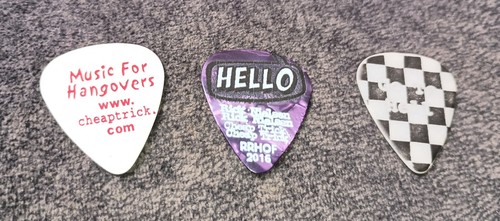 Lot of 5 rarer Vintage Cheap Trick Guitar Picks Rick Nielsen and Tom | eBay