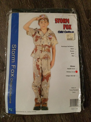 NNN Child Storm Fox Halloween Costume Size M | eBay