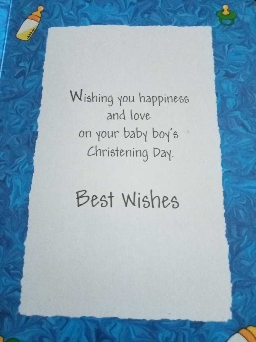 Baptism Day Sentiments For Baby