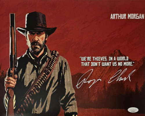 Arthur Morgan Signed Photo Red Dead Redemption Roger Clark Autograph ...