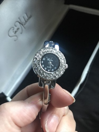 Ladies Watch Celsior Stainless Steel Bracelet with Crystal Detail Ideal ...