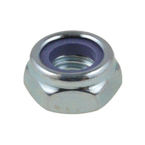 Pack of 100 Zinc M10 x 1.50p Metric Class 4 Hex Thin Nyloc Nut Low Tensile | eBay Australia