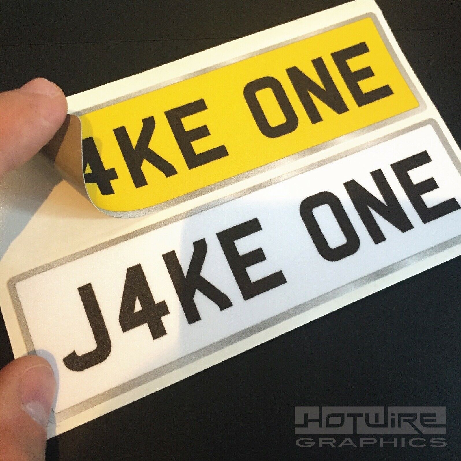 Personalised Children's Number Plates for Kids Ride on Car or Jeep ...