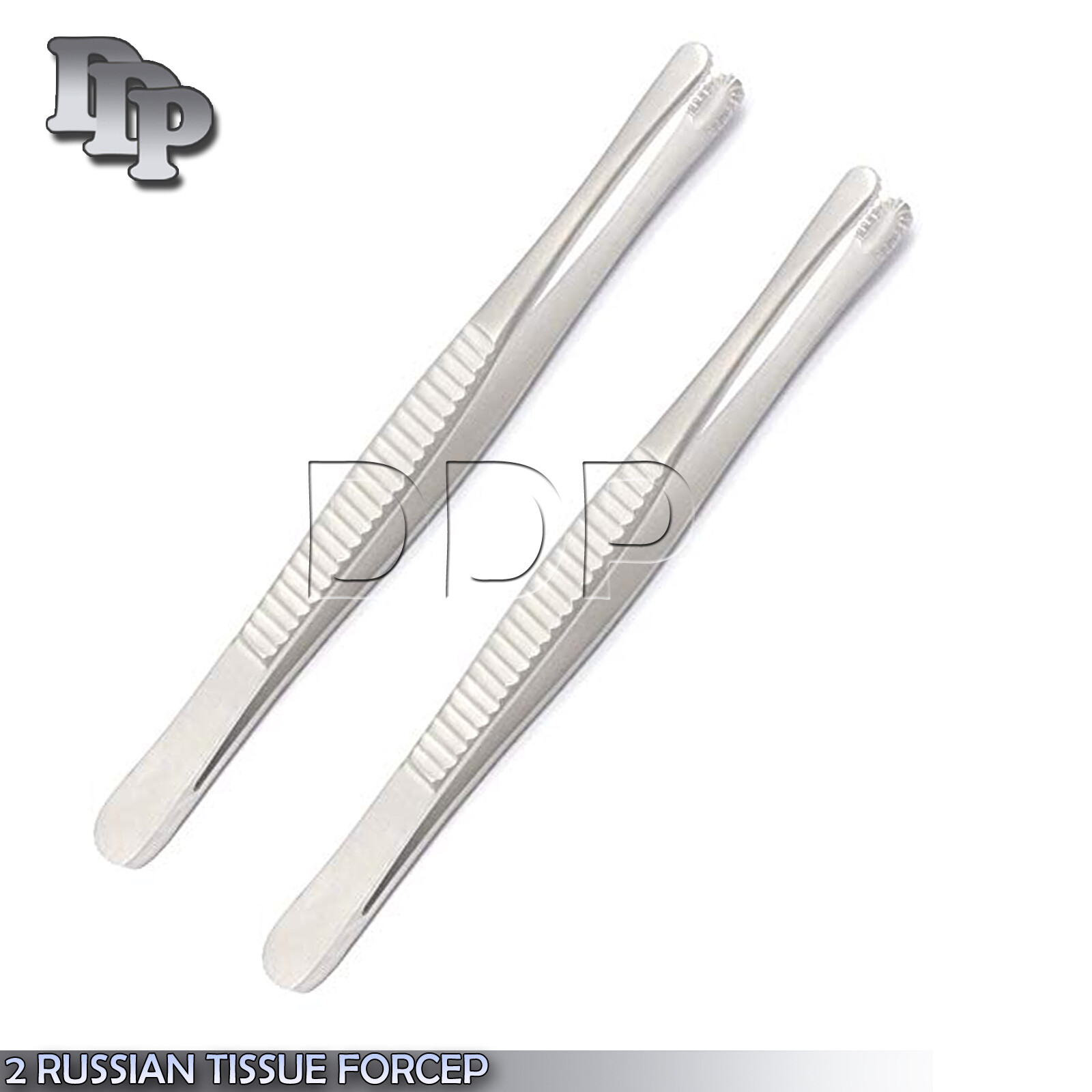 2 RUSSIAN TISSUE FORCEP 8'' Surgical Veterinary Instruments | eBay