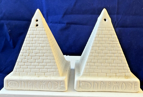 Salt and Pepper Shakers - Egyptian Pyramid (Porcelain) | eBay
