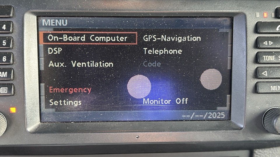 BMW E39 E38 Navigation Onboard Monitor Screen Display LCD 540i 740i M5 ...