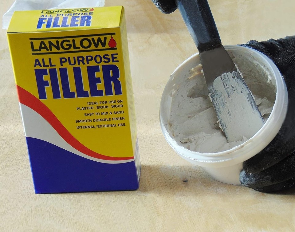 Langlow Powder Filler Decorators (1.5KG) Quick Setting Repairing All ...
