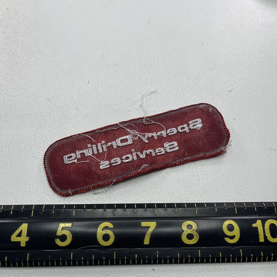 Vintage SPERRY DRILLING SERVICES Gas Oil Industry Uniform Work Patch ...