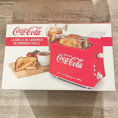Nostalgia TCS2CK Coca-Cola Grilled Cheese Toaster with Easy-Clean ...
