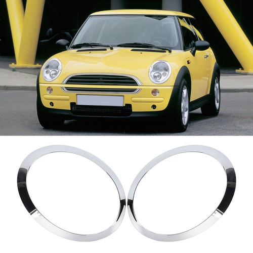 1 Pair Headlight Trim Ring 63126917835 Chrome Scratch Resistant ...