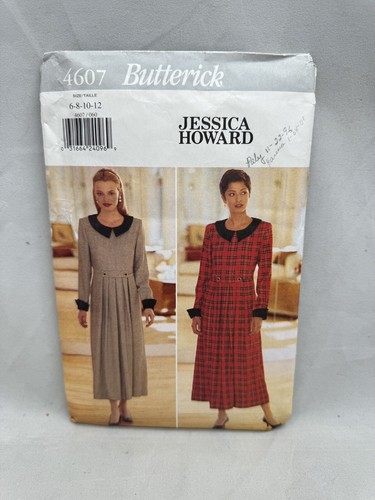 Vintage Jessica Howard for Butterick Dress Pattern #4607 Size 6 8 10 12 ...