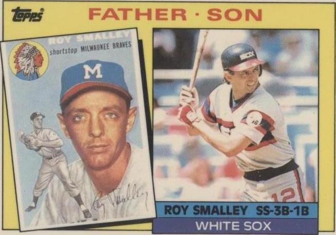 1985 Topps - Father - Son Roy Smalley Jr., Roy Smalley #140 Collector's Edition (Tiffany) for ...