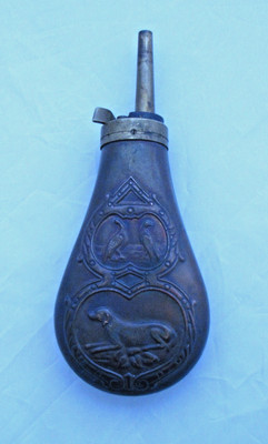 Remington Brass Black Powder Flask | eBay