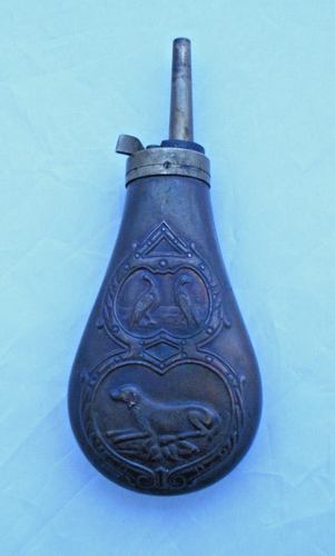 Remington Brass Black Powder Flask | eBay