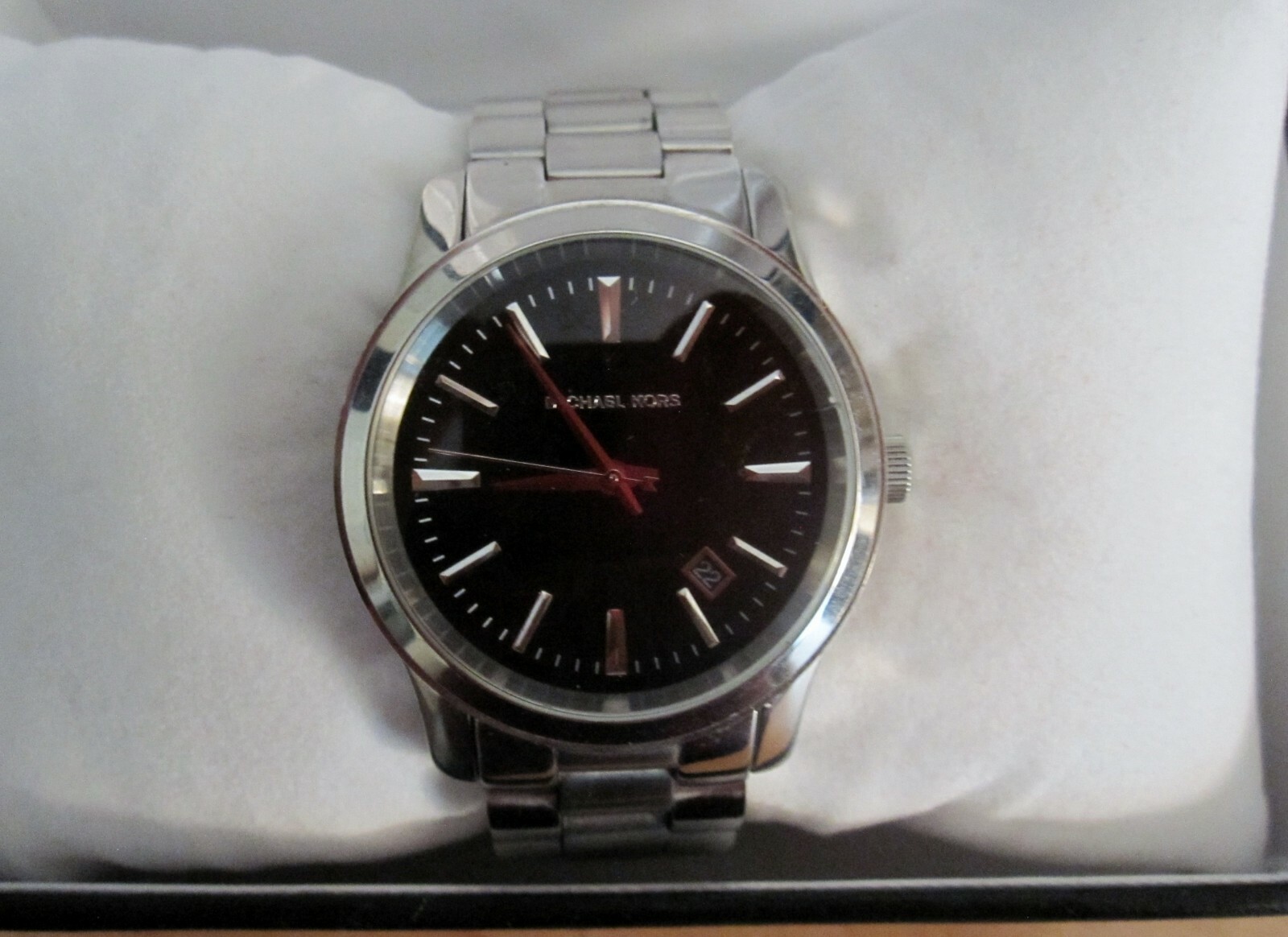 MK5159 Women's Runway Black Dial Stainless Steel Bracelet Watch | eBay