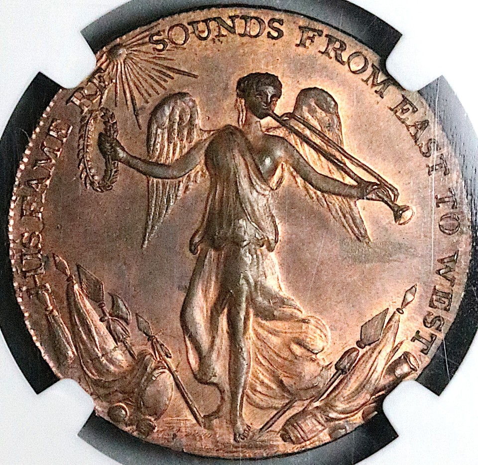 1794 NGC MS 66 Cornwallis Suffolk Bury Conder Penny D&H 4 POP 2/0 ...