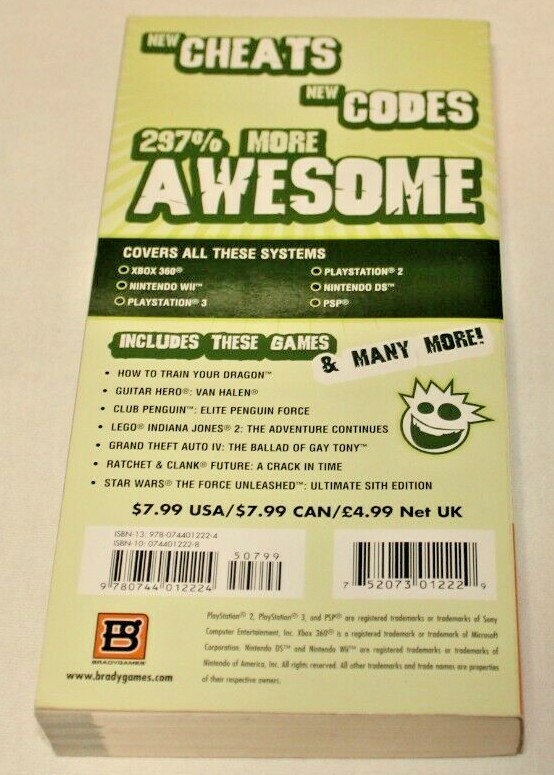 CHEAT CODE OVERLOAD BRADY GAMES VIDEO GAME GUIDE SUMMER 2010 PAPERBACK ...