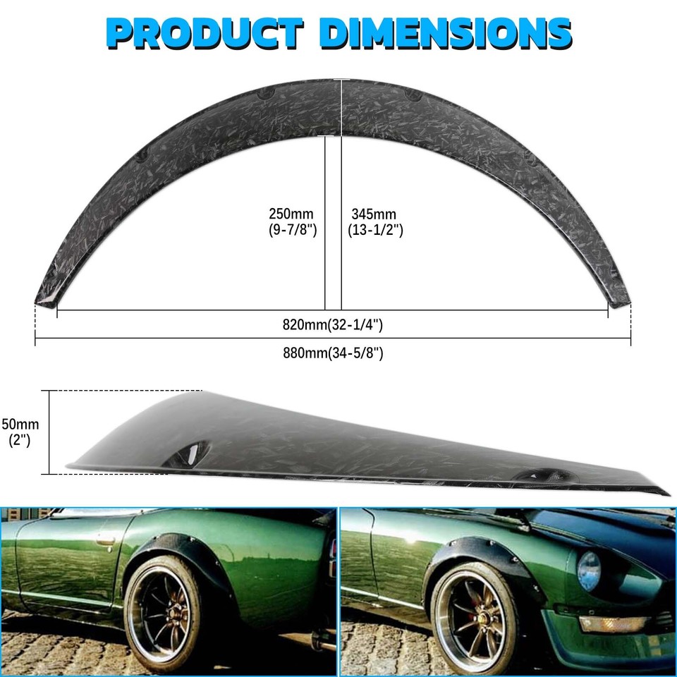 For Subaru Impreza GD WRX GV GRB 4X Fender Flares Wide Body Kit Wheel ...