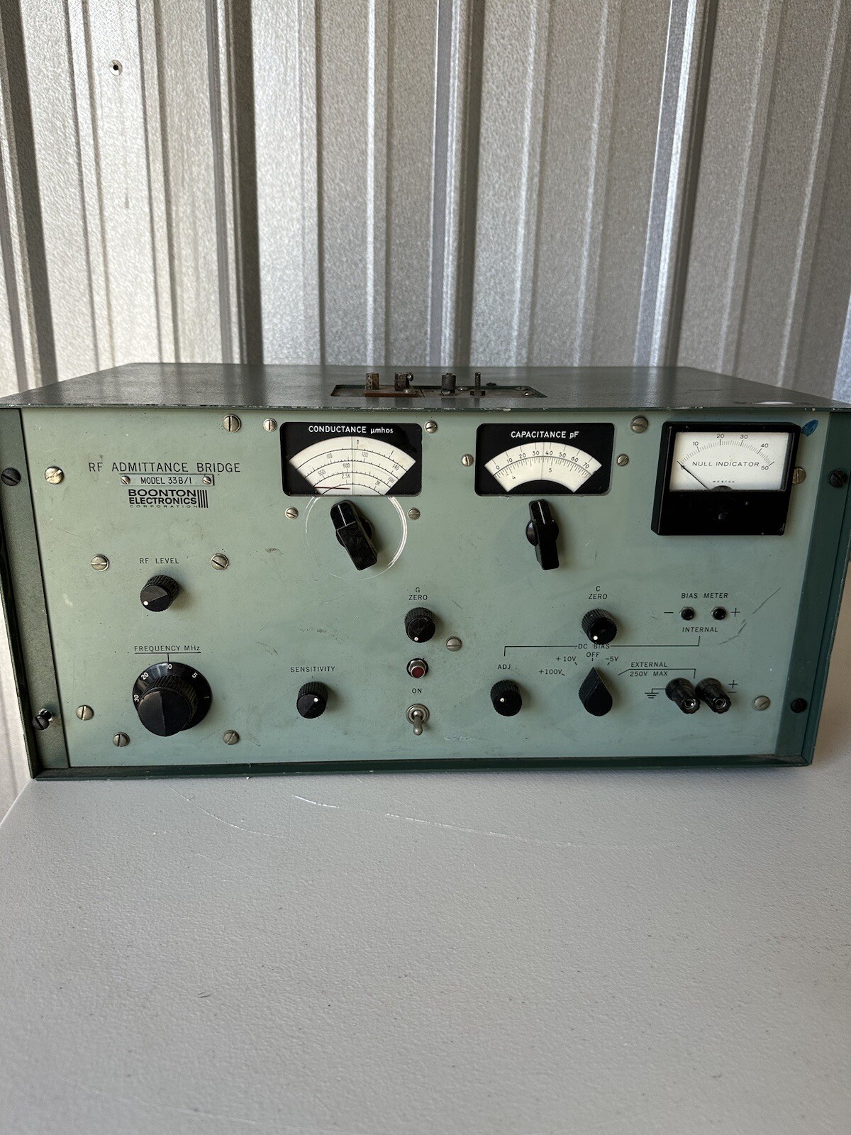 Boonton RF Admittance Bridge Model 33B/1 Vintage Conductance ...