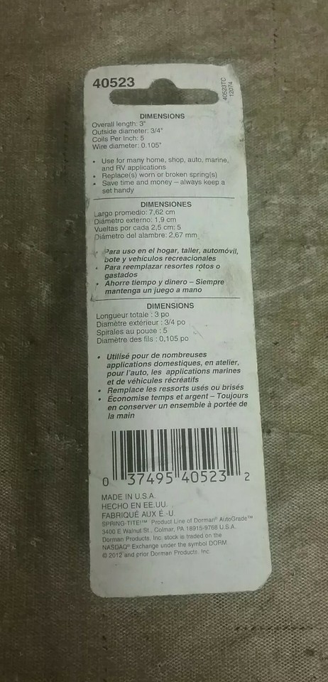 New Dorman 3" Compression Spring 40523 | eBay