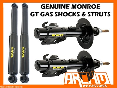 F & R MONROE GT GAS SHOCK ABSORBER FOR HOLDEN ADVENTRA VY 4WD WAGON 9/ ...