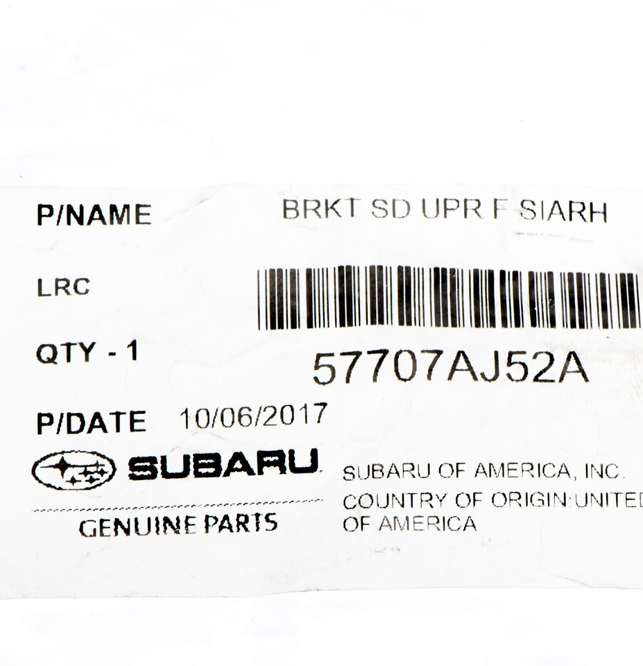 2010-2014 Subaru Front Bumper Right Corner Support Bracket Legacy ...