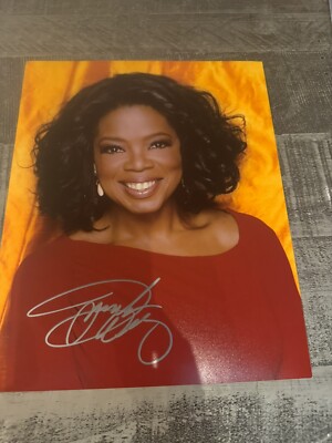 Rare Vintage Oprah Winfrey Signed 8"x10" Autograph Photo COA | eBay