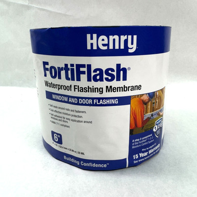 Henry FortiFlash Waterproof Flashing Membrane 6 " x 75 FT 25 Mill Door ...