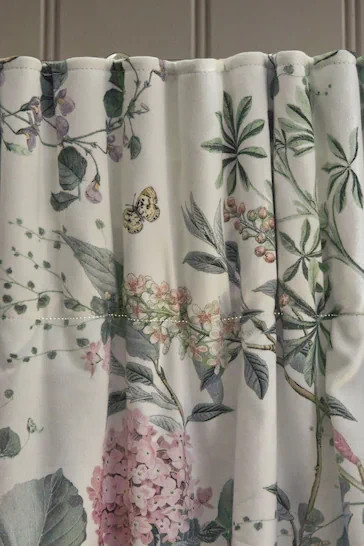 Natural Next Reflections Floral pencil Blackout/Thermal Curtains W117 ...