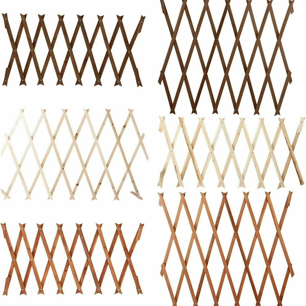Expanding Wood Garden Wall Fence Panel Plant Climb Trellis