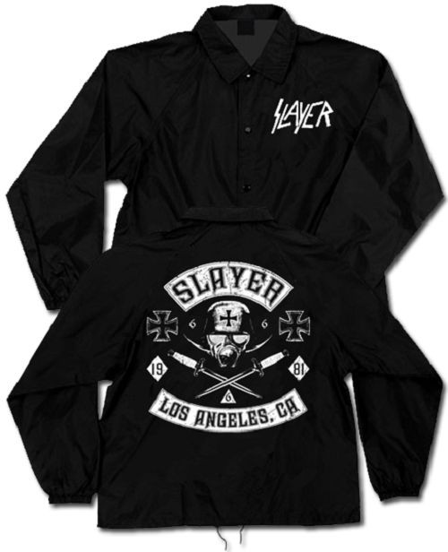 Slayer TRIBE Heavy Metal Band Windbreaker Jacket NEW Licensed ...