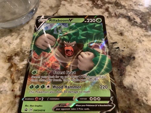 RARE Pokemon Rillaboom V HP 220 | eBay