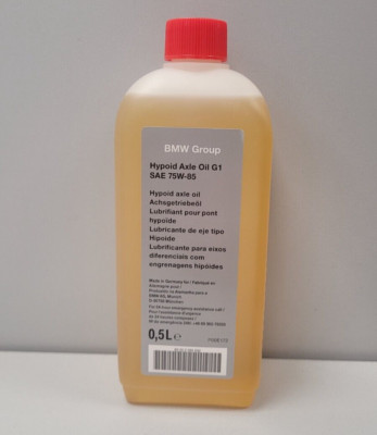 Genuine BMW Hypoid Axle Differential Oil G1 SAE 75W-85 - 500ml ...