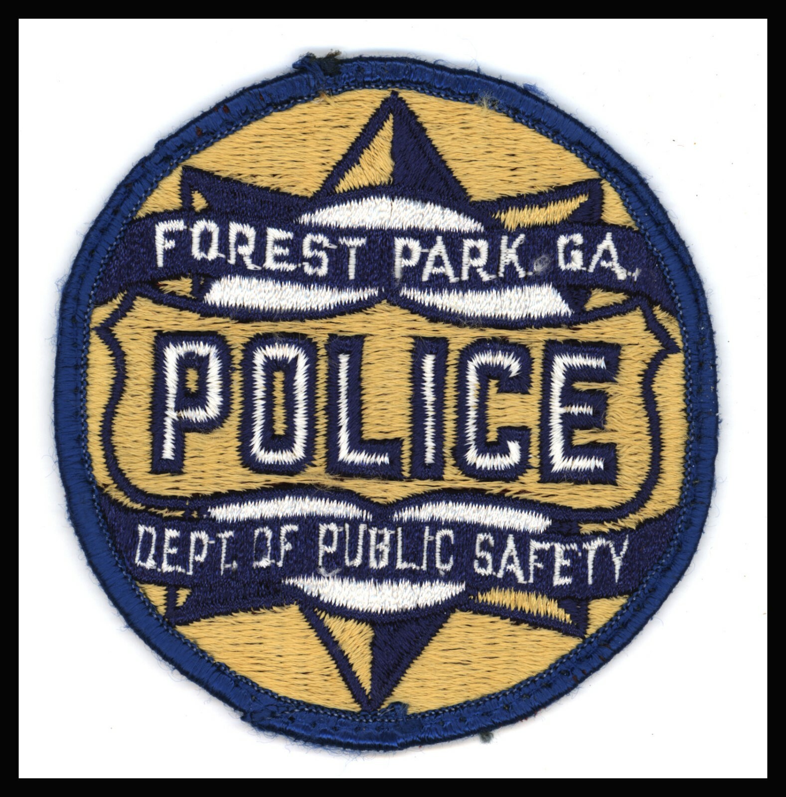 Forest Park Georgia Police Public Safety 3.25" Embroidered Patch | eBay