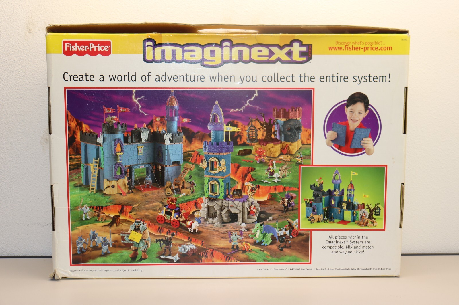 Vintage 2002 Fisher Price Imaginext System Battle Castle 78333 READ ...