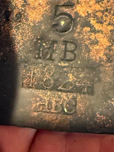 Nice 1824 Hudsons Bay Company "5 MADE BEAVERS" Bale Tag Copper HB HBC ...