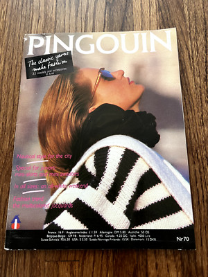 VINTAGE NR70 KNITTING PATTERN BOOK *PINGOUIN -35 models & accessories ...