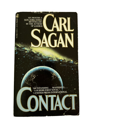Carl Sagan Contact 1st Printing 1986 Vintage Paperback | eBay