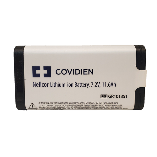 Covidien Nellcor Lithium-ion Rechargable Battery 7.2V 11.6Ah GR101351 ...