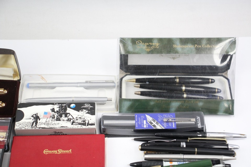 Writing Instruments Assorted Inc Fountain Pens Ballpoint Biro ...