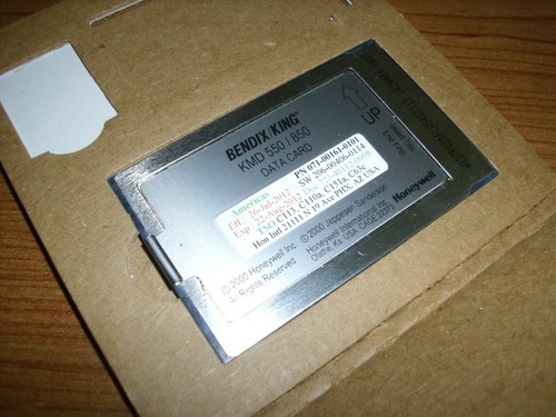 Bendix King KMD 550/850 071-00161-0101 Data Card Exp 22-Aug-2012 | eBay