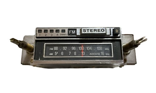 Vintage Audiovox AM FM 8-Track Car Stereo Radio Model # TM-1000 ...