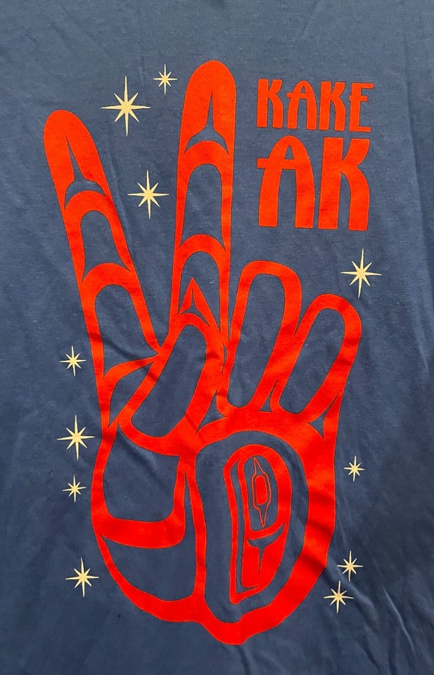 New KAKE AK Alaska T-Shirt men size Med Alaskan souvenir totem Native ...