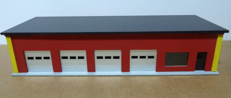 Custom 1/64 Scale 4 Bay Garage/Station/Office/Store/Firehouse 4" x 10 ...