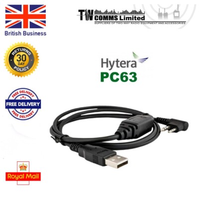 Genuine Hytera PC63 Programming Lead Cable for PD505 PD565 PD505LF | eBay