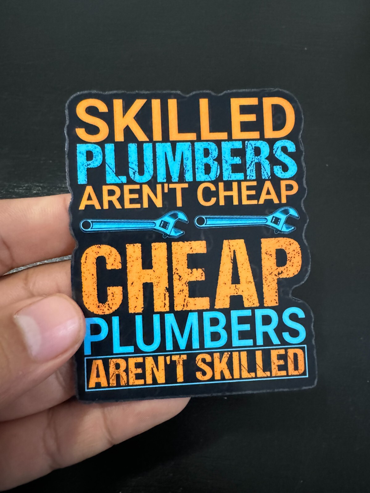Skilled Plumbers not cheap Sticker 3.5 inch Toolbox decal waterproof ...
