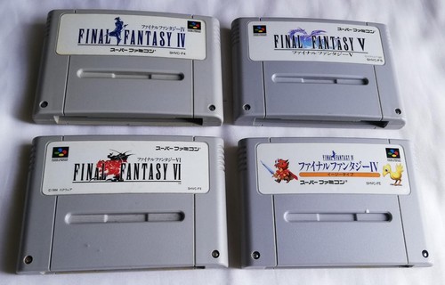 Nintendo Super Famicom Final Fantasy 4 5 6 IV V VI Easy Type Import US ...