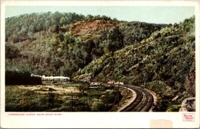 Postcard Horseshoe Curve Near Zoar Mass Undivided Back | eBay