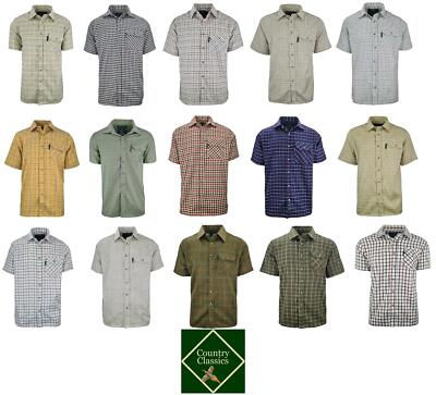 Country Classics Short Sleeved Mens Traditional Check Shirts Farming ...