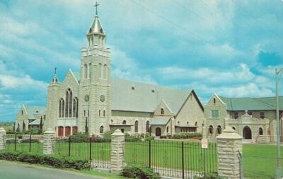 SAN JUAN, Texas~TX VIRGIN OF SAN JUAN CATHOLIC CHURCH c1950's Chrome ...